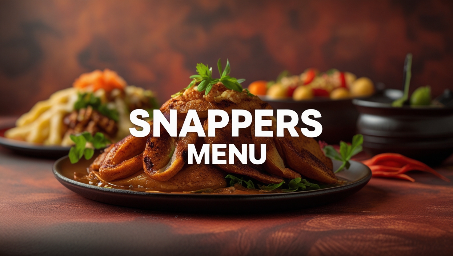 Snappers Menu With Prices 2025 - Yours Own Menu