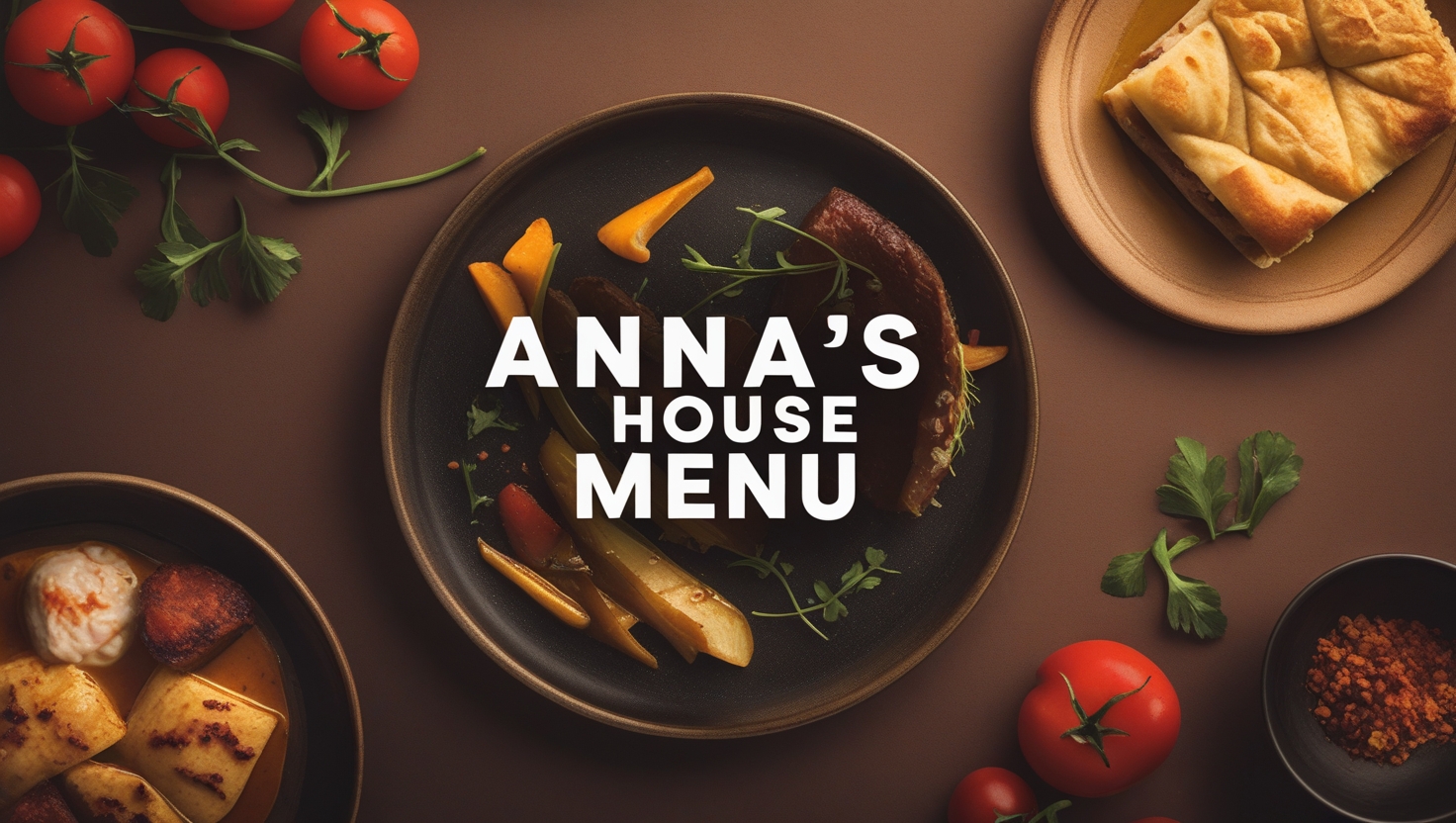 Anna's House Menu With Prices 2025 - Yours Own Menu