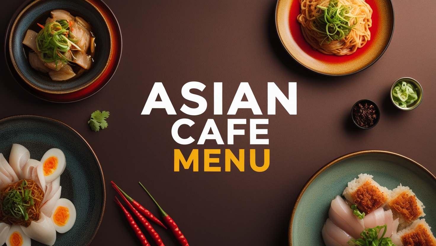 Asian Cafe Menu With Prices 2025 - Yours Own Menu