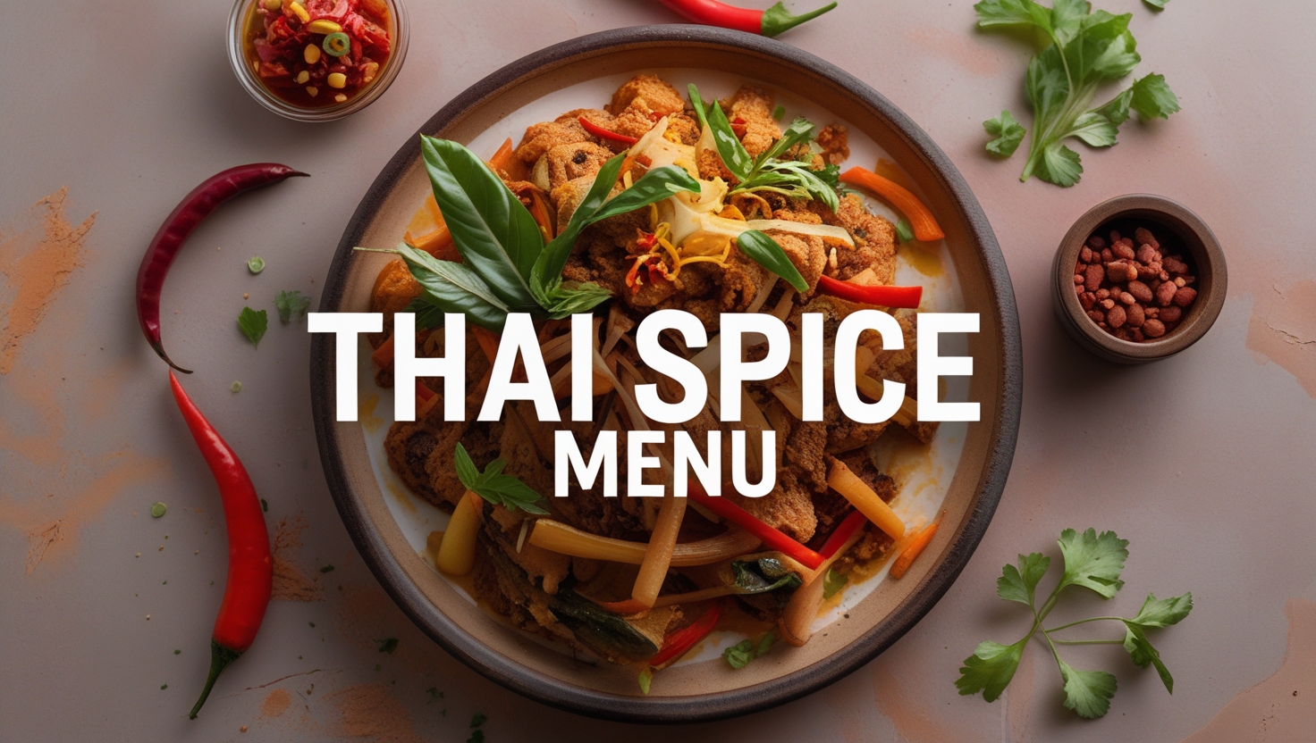 Thai Spice Menu With Prices 2025 - Yours Own Menu