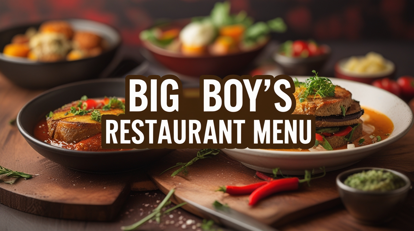 Big Boy’s Restaurant Menu 2026 - Yours Own Menu