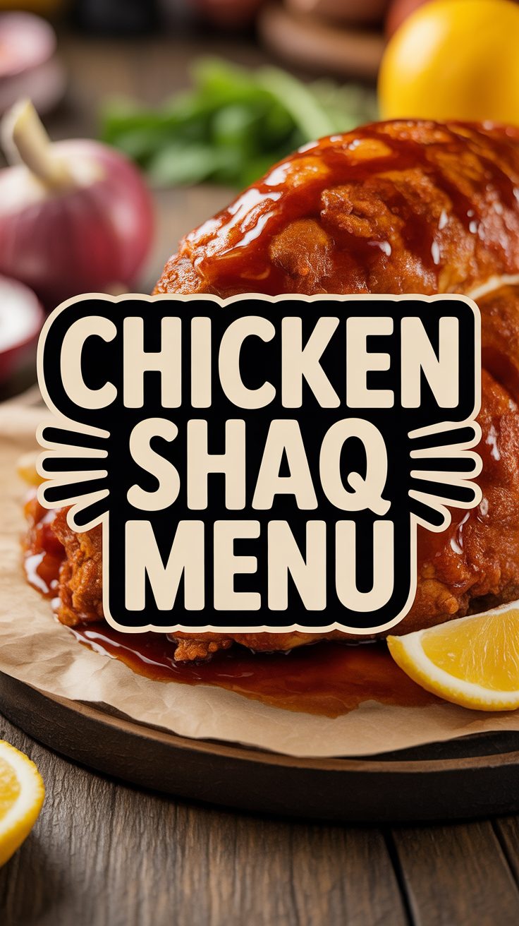 Chicken Shaq Menu - Yours Own Menu