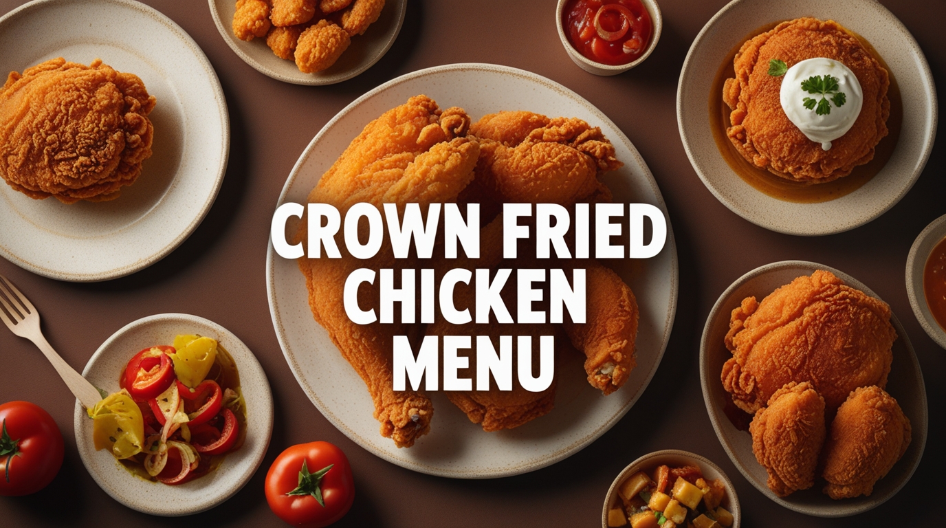 Crown Fried Chicken Menu - Yours Own Menu