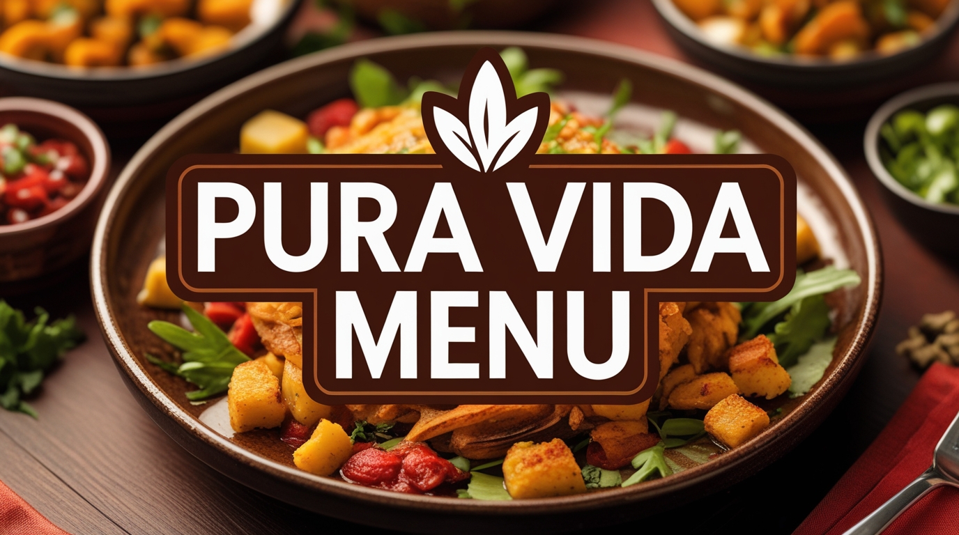 Pura Vida Menu and Prices 2026 - Yours Own Menu